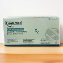 DIULIX Furosemide 10mg/ml (20mg/2ml) Solution For Injection IM/IV 2ml ...