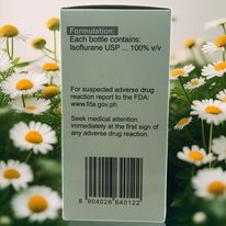 Isoflurane (Isorane) 100% v/v Liquid Inhalation General Anesthetic 100 ...