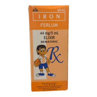 FERLUM Ferrous Sulfate 44mg/5ml Elixir Mineral Syrup 60ml – Bambang ...