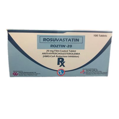 Rosuvastatin 20mg Film Coated Tablet 100's – Bambang Pharmaceutical ...