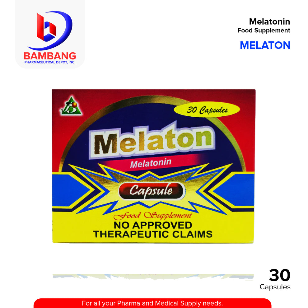 MELATON Melatonin Capsules 30's – Bambang Pharmaceutical Depot Inc.