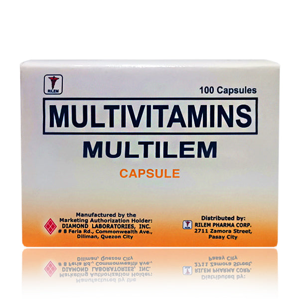 MULTILEM Multivitamins Capsule 100's – Bambang Pharmaceutical Depot Inc.