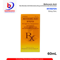 MYREFEN Mefenamic Acid 50mg/5ml Suspension 60ml – Bambang ...