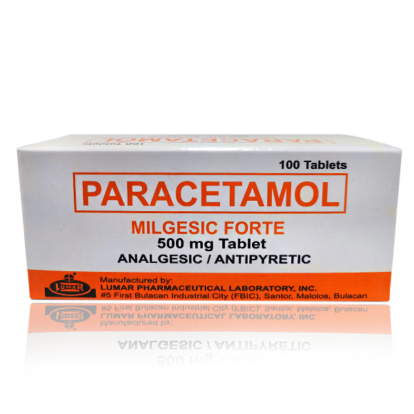 Paracetamol (Milgesic Forte) 500mg Tablets 100's – Bambang ...