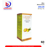 ZINLUM Zinc Mineral Syrup Orange Mango Flavor 20mg/mL 60mL – Bambang ...