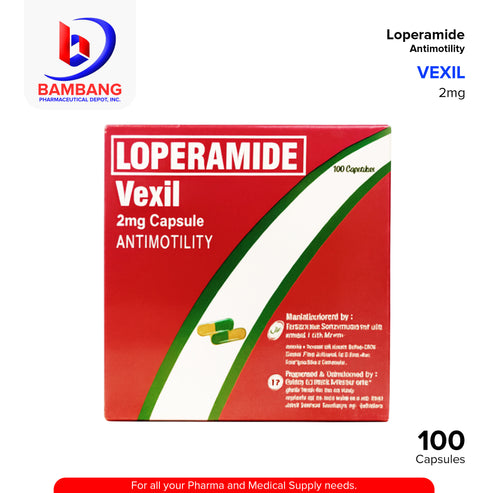 VEXIL Loperamide 2mg Capsule 100's – Bambang Pharmaceutical Depot Inc.