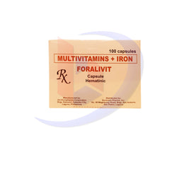 FORALIVIT Multivitamins + Iron Hematinic 100's – Bambang Pharmaceutical ...