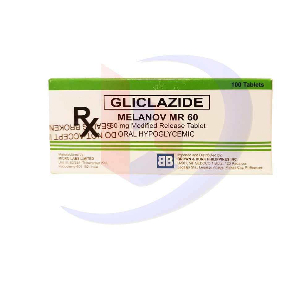 MELANOV MR Gliclazide 60mg Modified Release Tablet 100's – Bambang ...