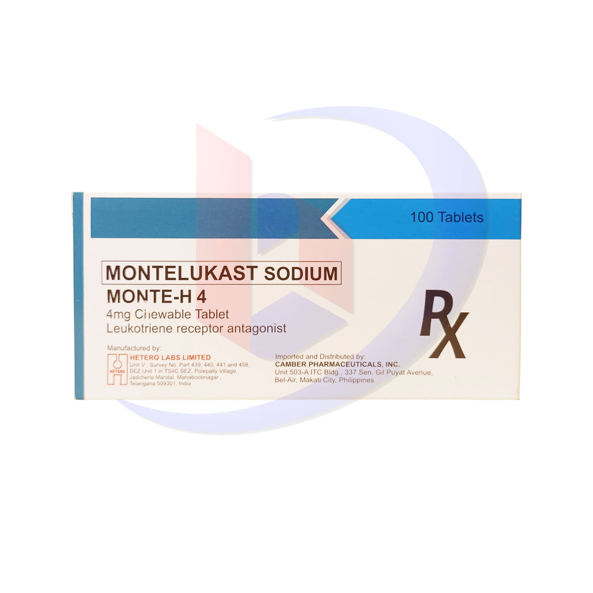Montelukast Sodium (Monte H4) 4mg Chewable Tablet 100's – Bambang ...