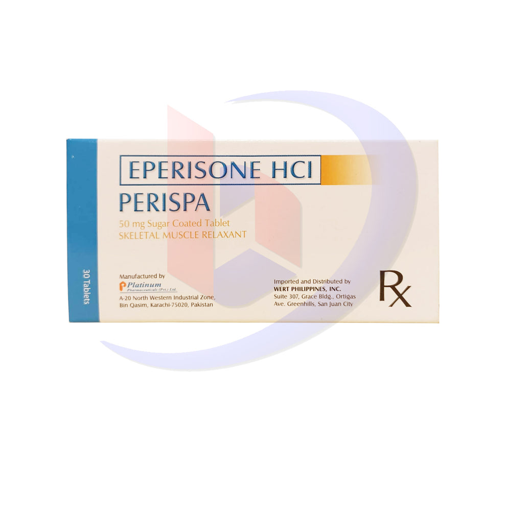 PERISPA Eperisone HCI 50mg Suger Coated Tablet 30's – Bambang ...