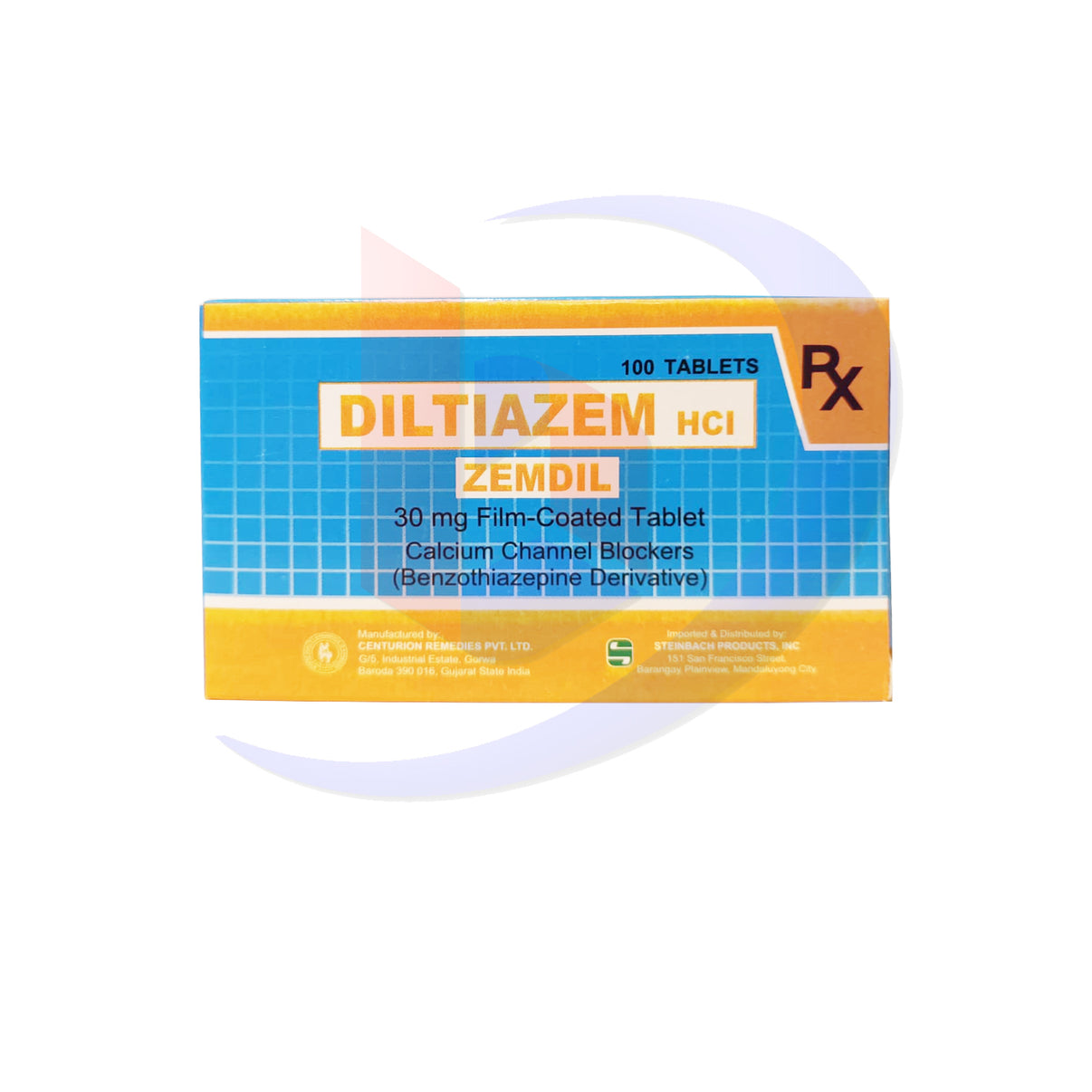 Diltiazem HCL (Zemdil) 30mg Film Coated Tablet 100's – Bambang ...