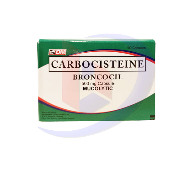 BRONCOCIL Carbocisteine 500mg Mucolytic Capsule 100's – Bambang ...