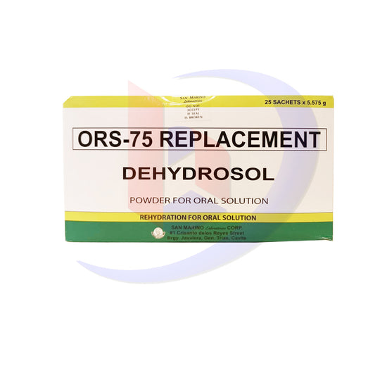 Ors 75 Replacement (Dehydrosol) Powder for Oral Solution – Bambang ...