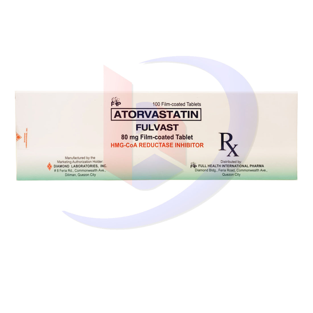 Atorvastatin (Fulvast) 80mg Film Coated Tablet 100's – Bambang ...