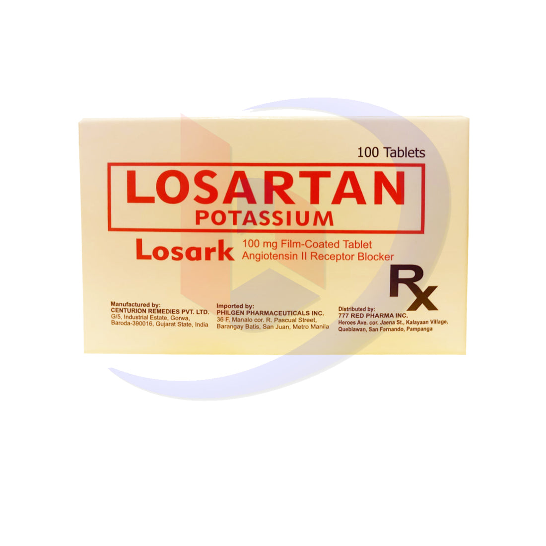 Losartan (Losark) 100mg Tablet 100's – Bambang Pharmaceutical Depot Inc.